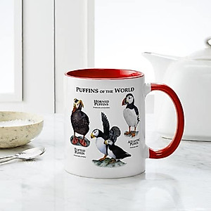 CafePress Puffins Of The World Mug Ceramic Coffee Mug, Tea Cup 11 oz