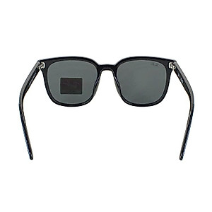 Ray-Ban RB4401D Square Sunglasses, Black/Dark Grey, 57 mm