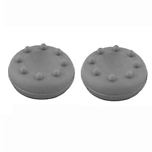 4 x Silicone Analog Joystick Thumbstcks Thumb Stick Grips Caps Cover for PS4 PS3 Xbox One Xbox 360 PS2 Controllers (Grey)