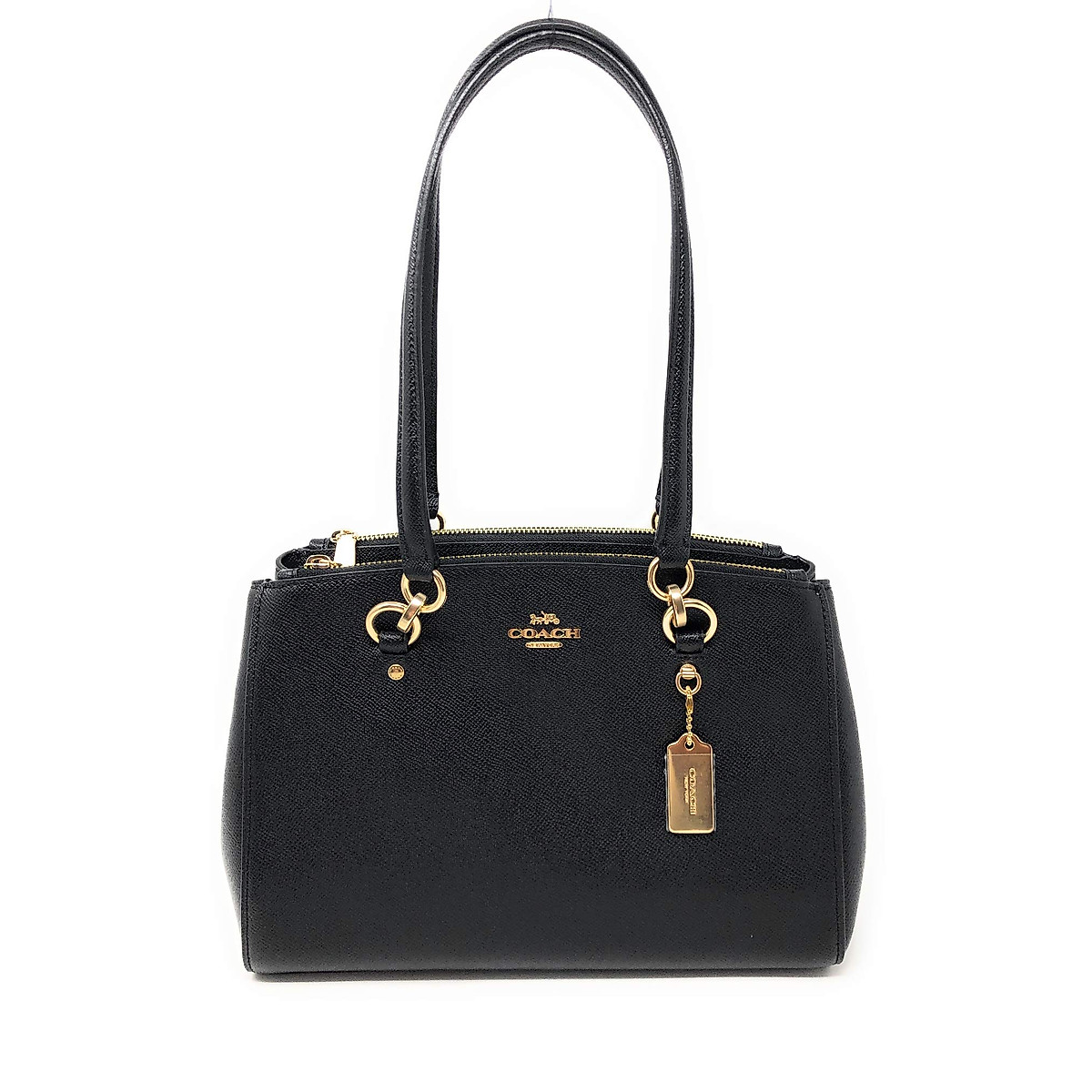 Coach Etta Carryall Crossbody Shoulder Handbag Purse F76938 (IM/BLACK), Large