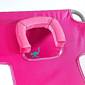 Ostrich Chaise Lounge Folding Portable Sunbathing Poolside Beach Chair (2 Pack)