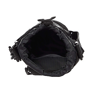 adidas Hydration Crossbody Water Bottle Sling Bag, Black/White, One Size