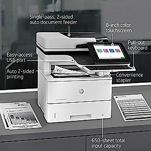 HP LaserJet Enterprise MFP M528c Monochrome All-in-One Printer with built-in Ethernet & 2-sided printing (1PV66A)