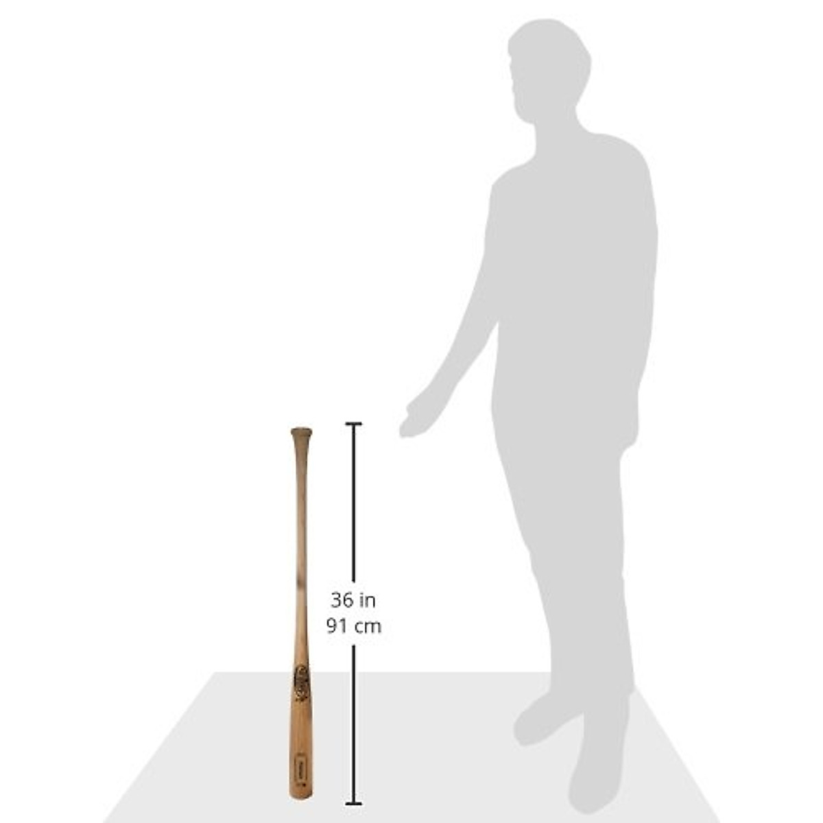 Louisville Slugger WBFN100-NA Fungo K100 Natural Baseball Bat, 36-inch