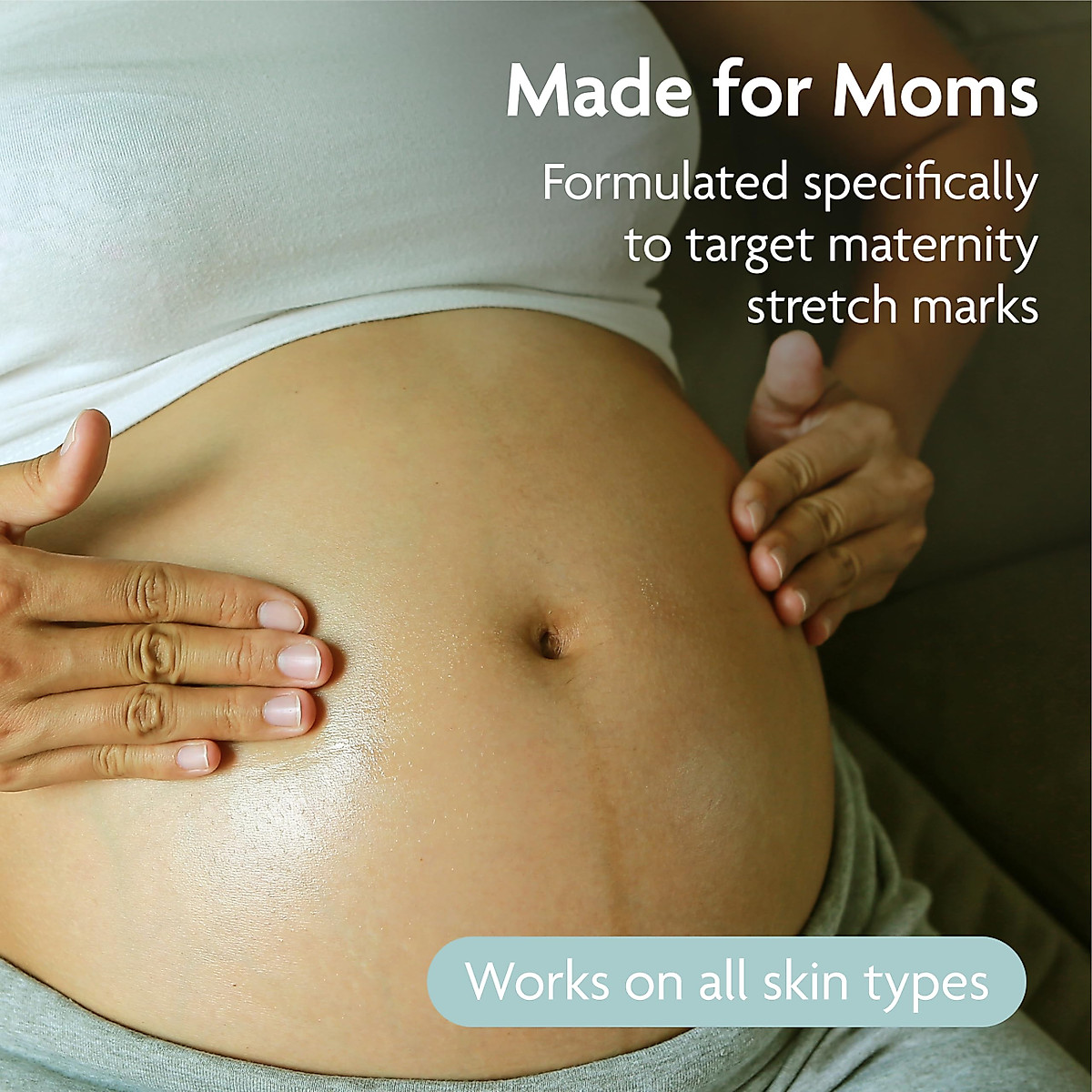 TriLASTIN Hydro-Thermal Accelerator - Moisturizer (3oz / 88ml) | Vitamin-Infused Skin Serum | Pregnancy and Postpartum Skin Care for Stretch Mark Prevention | Hypoallergenic and Paraben-Free Formula