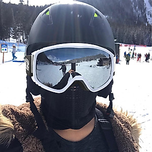 findway OTG Ski Goggles - Over Glasses Snow Snowboard Goggles for Men Women Adult & Youth - Anti-Fog 100% UV Protection