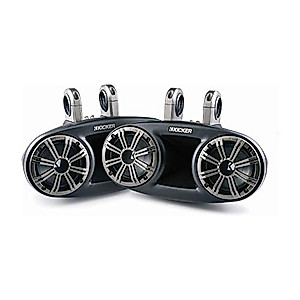 KICKER 41KMT67 Tower System Full-Range Two-Way Speaker System with Dual Weather-Proof enclosures (Pair)