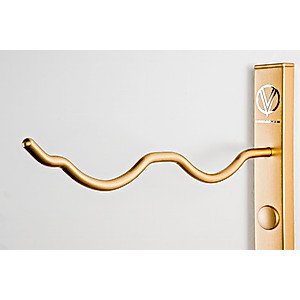 W Series Luxe Wine Rack 6 - Double Depth, Metal Wall Mounted Wine Rack - Modern, Easy Access Wine Storage - Space Saving Wine Rack with Storage Capacity (36 Bottles, Golden Bronze)