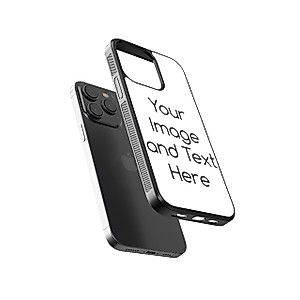 Upload Your Image | Make Your Own Phone Case | Compatible With Apple iPhone 15 Pro Max, iPhone 14 Pro Max, 14 Pro, 14 Max, 13 Pro Max Mini, 12, 11 Pro Max iPhone X XS Max XR 8 7 Plus