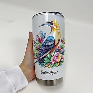Gannet Gifts, Personalized Tumbler with Gannet Animal’s Name – Custom Cup for Animal Lovers, Gift for Women, Men, Boys, Girls, Gift for Birthdays & Christmas, 20oz Steel Coffee Cup X7gJB4