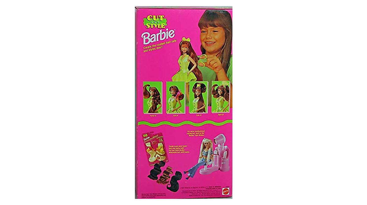Barbie 1994 Cut and Style Doll - Create Unique Hairstyles