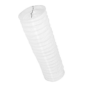 Homoyoyo Paper Floor Lamp Shades Rice Paper Lamp Shade Japanese Style Standing Floor Lampshade Cover Barrel Chandelier Protectors Floor Light Bulb Cage Guard for Home Bedroom