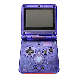 Meijunter Replacement Transparent Clear Full Housing Shell Case Repair Parts Kit w/Lens&Screwdriver for Nintendo Gameboy Advance SP GBA SP Console