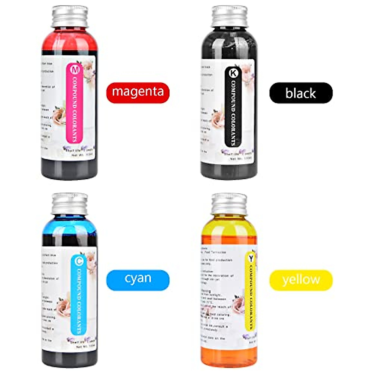 JIUPIN Compatible Ink Refill kit, Suitable for 250/251 270/271 1200 2200 1500 2500 PGI-550 CLI-551, etc.Suitable for PIXMA iP7220, MG5420, MG5520, MG6420, MX722, MX922 and Other Printers