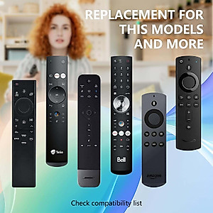 Fourmor Original Voice Remote Control - BN59-01385A Solar Charging for Samsung 2021 and 2022 and2023 Smart TVs. Also Bn59-01385B Full Function Replacement