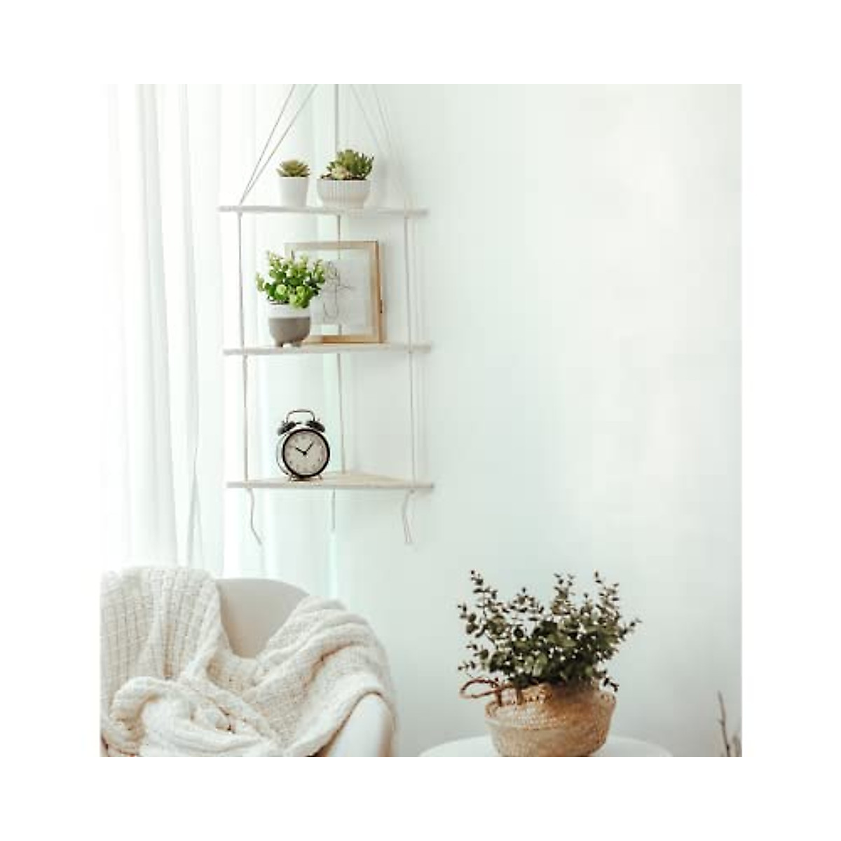 Tinkiture Designs Corner Hanging Shelf (Natural)