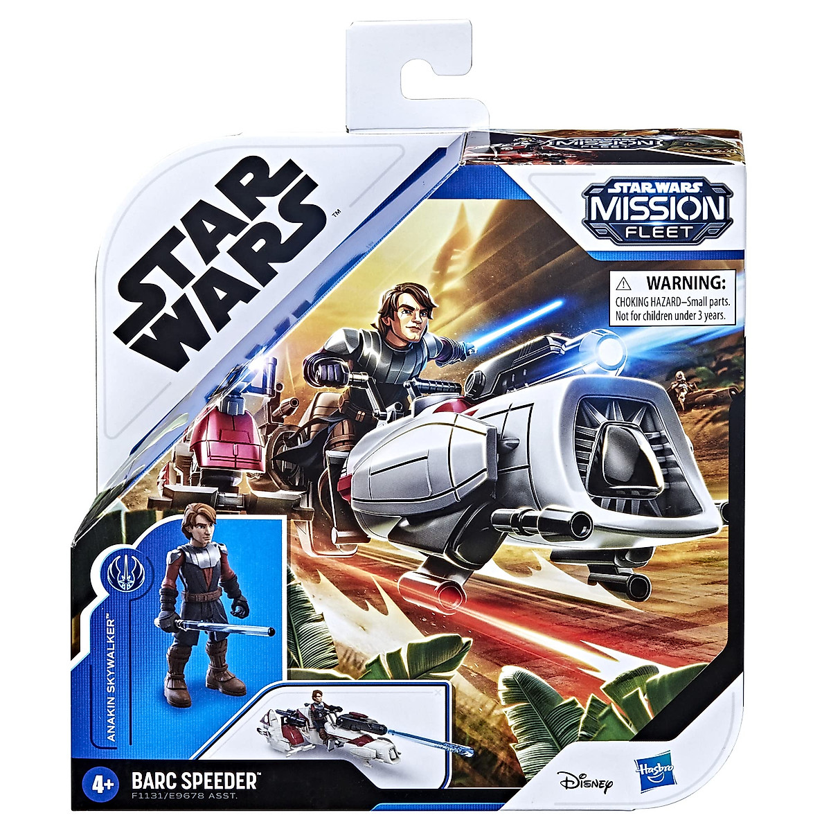 STAR WARS Mission Fleet Expedition Class Anakin Skywalker BARC Speeder Strike 2.5-Inch-Scale Figure and Vehicle for Kids Ages 4 and Up