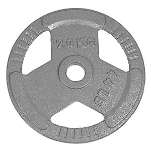 Olympic Weight Plate Set - Single Pair & Set 2 Inch Athletic Rubber Grip Barbell Plates Barbell Weight Set for Strength Training Weightlifting Weight Loss Home Gym (44LB Single)