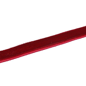 Velvet Ribbon for Crafts Decoration 20 Yard 10mm - Wine Red
