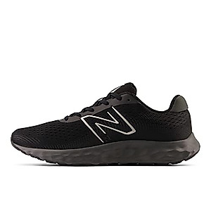New Balance Men's 520 V8 Running Shoe, Black/Black, 9.5