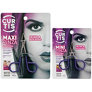 (2 IN 1) PRECISION SCISSORS TWEEZERS For Men & Women; Tweezers Set Hair Removal: Eyebrows, Facial Hair, Ingrown Hair, Fine Hair, Blackhead, 1 Tweezers in Mexico