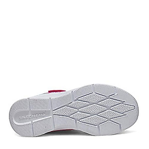 Skechers Girls Microspec-Bold Delight Sneaker, Hot Pink, 2 Little Kid