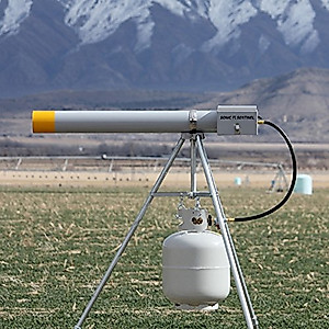 Sonic Sentinel M14-1 Propane Sound Cannon & Tripod + Remote Control Gray