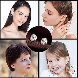 DELECOE 14K Gold Plated Earring Backs Replacements, 925 Sterling Silver Hypoallergenic Secure Gold Earring Backs Locking for Studs Earrings