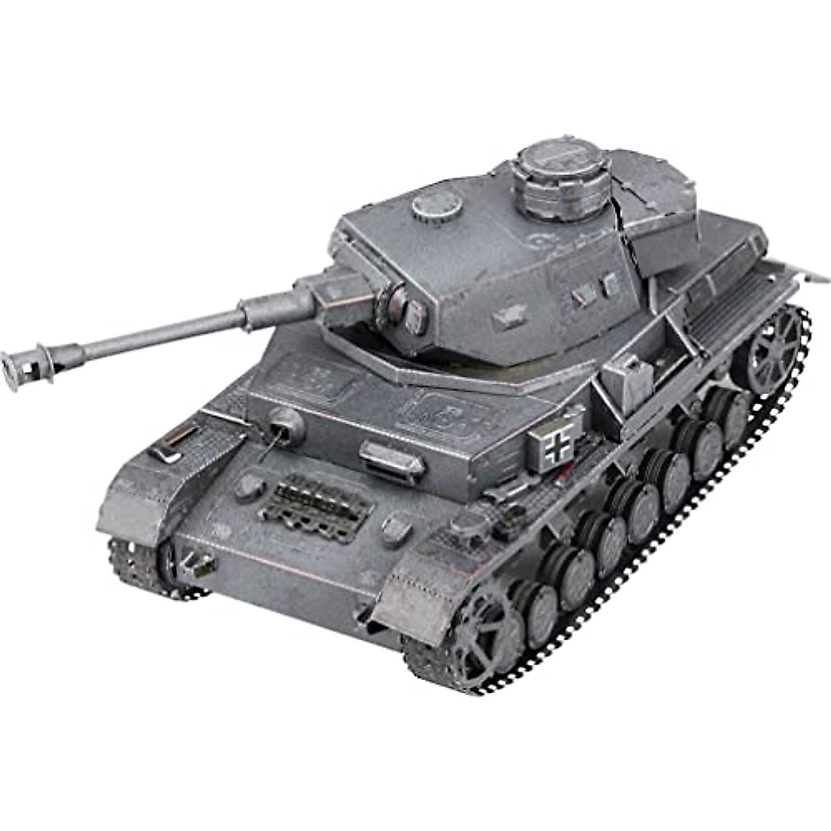 Fascinations Metal Earth Premium Series Panzer IV Tank 3D Metal Model Kit Bundle with Tweezers