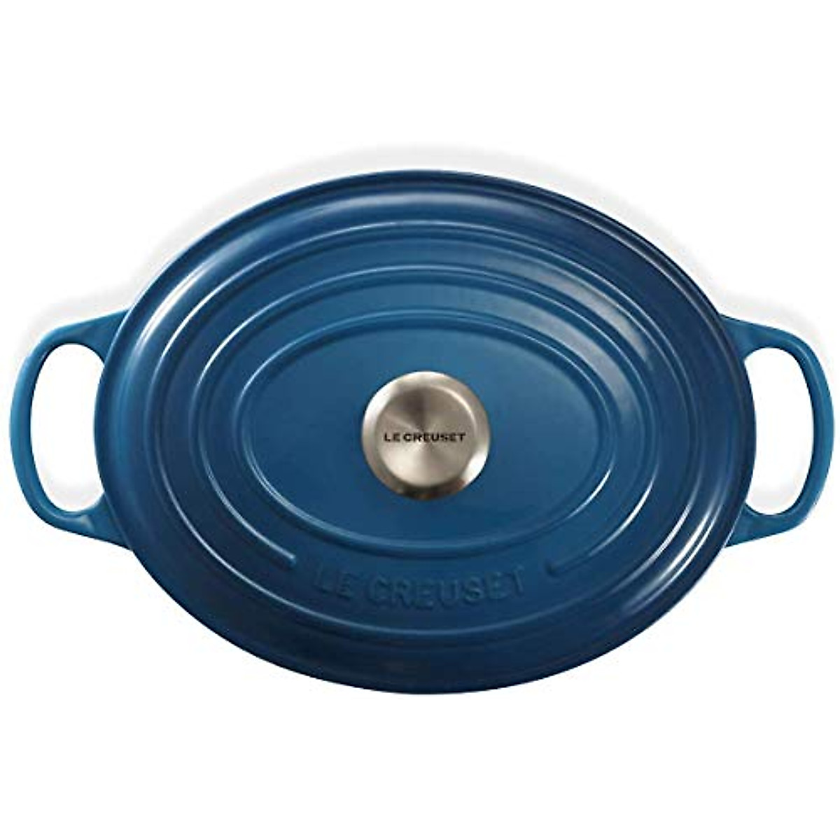 Le Creuset Enameled Dutch Oven Cast Iron Signature Oval Casserole, 31cm, 6.75 Qt, Marseille