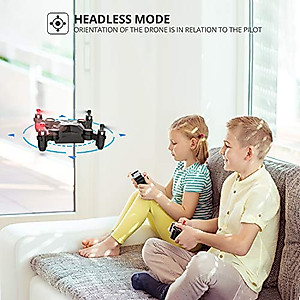 Holy Stone HS190 Foldable Mini Nano RC Drone for Kids Gift Portable Pocket Quadcopter with Altitude Hold 3D Flips and Headless Mode Easy to Fly for Beginners