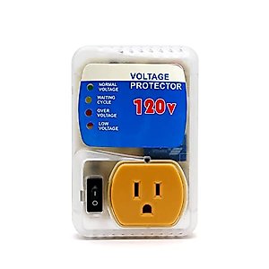 BSEED Surge Protector, Surge Protector Outlet for Home Appliances, Power Surge Protector Suit for Refrigerator, TV, Computer and Freezer, Adjustable Voltage Regulator, 120V, 15A, 1800Watts, 1 Pack
