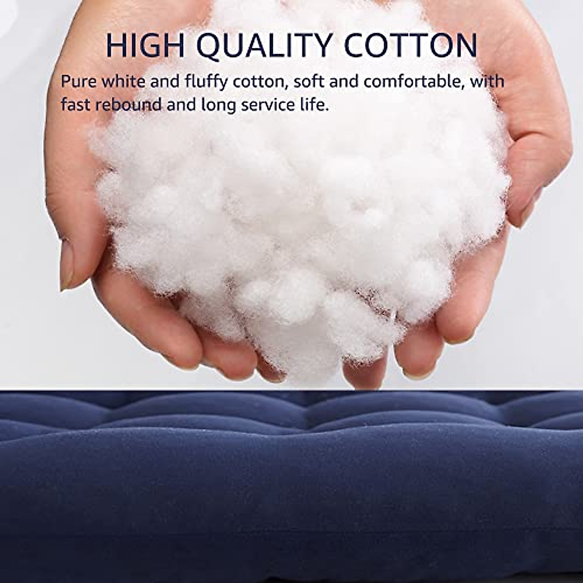 62 Inch Patio Chair Pad Thicker Chaise Lounger Swing Bench Cushion Outdoor Rocking Chair Pad with Ties Bench Chair Cushion for Outdoor Indoor Home Office, Grey