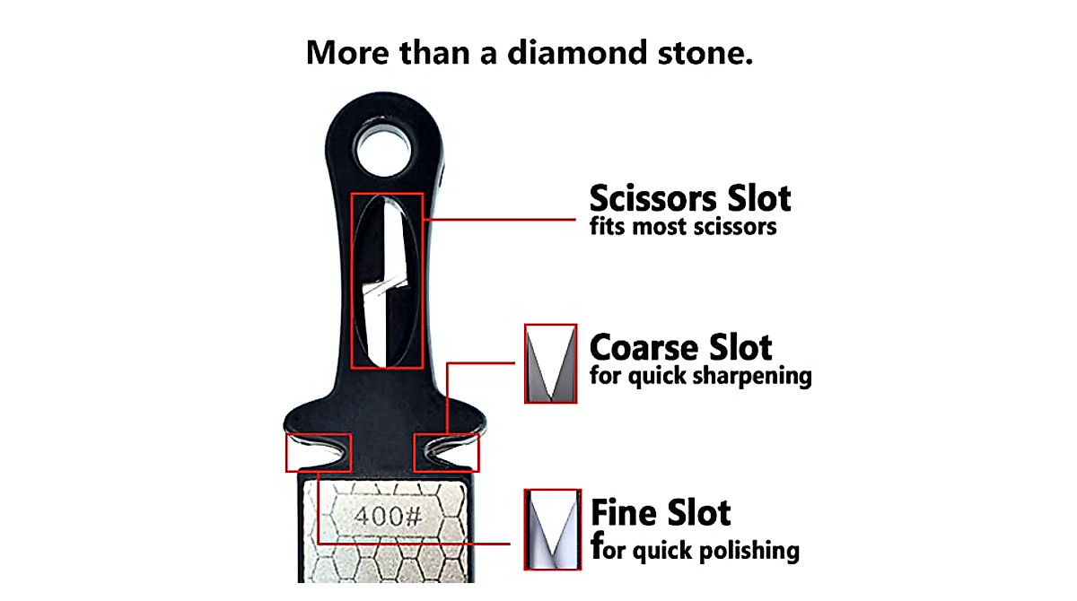 5-In-1 Diamond Knife Sharpener - Effortless Blade Sharpening