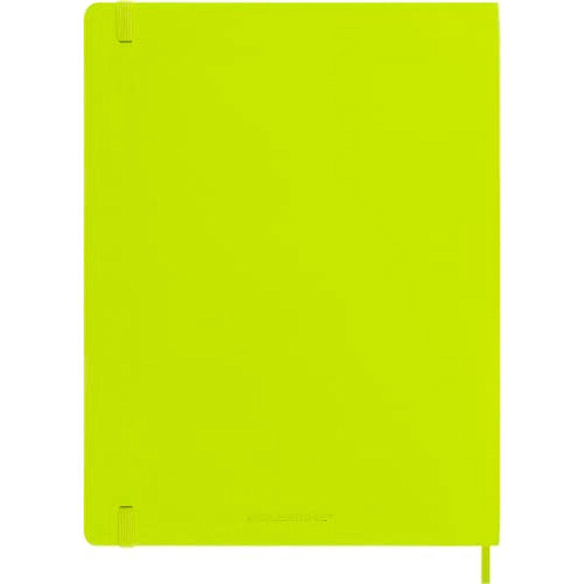Moleskine Classic Notebook, Soft Cover, XL (7.5" x 9.5") Ruled/Lined, Lemon Green, 192 Pages