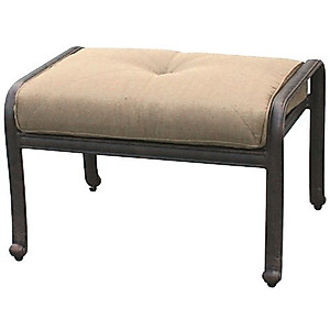 theWorldofpatio Elizabeth Cast Aluminum Powder Coated 9pc Outdoor Patio Sofa Deep Seating Chat Set - Antique Bronze