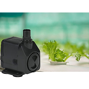 Little Giant PES-290-PW 115-Volt, 300 GPH Magnetic Drive Fountain/Pond Pump with 6-Ft. Cord, Black, 566717