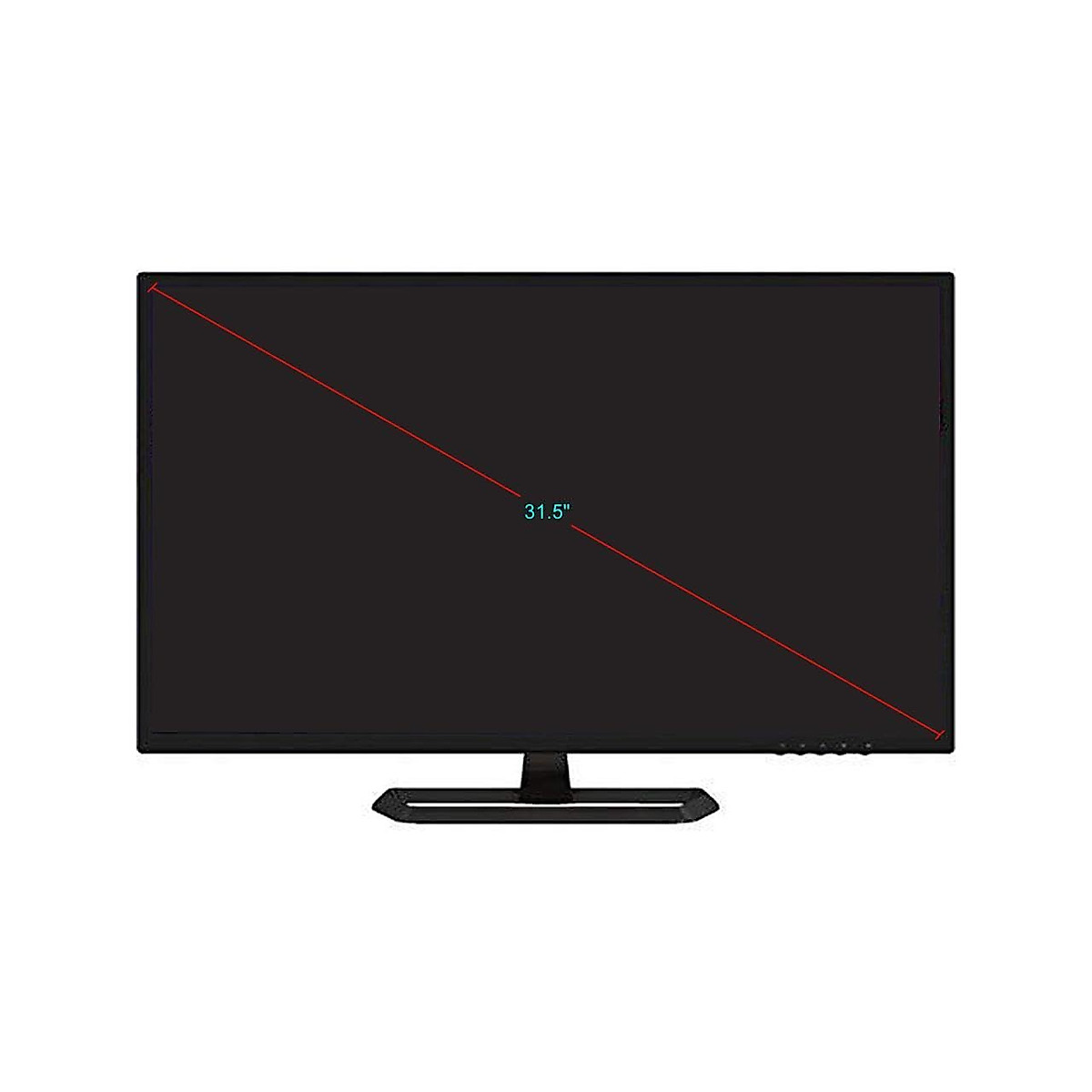 Planar PXL3280W 31.5" WQHD LED LCD Monitor - 16:9 - Black