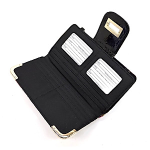 Glossy magazine cover collage cross body handbags purses clutches and wallets Michelle Obama bags (Wallet 5)