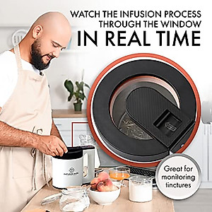 Infusion Buds 2-In-1 Decarboxylator and Butter Infuser Machine | Magic Herbal Butter Maker Machine & Oil Infuser Machine -Compact Design- Herbal Recipe Book & All Accessories Included