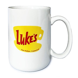 Luke's Diner Coffee Mug Ceramic Mugs Tea Cup Fun Novelty Gift 15 oz (Gilmore Girls Mug)