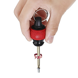 VESSEL Ball Grip Carrying Bit Holder (Red) QB22RU (1)