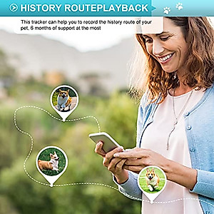 Dog GPS Tracker 4G LTE Dog Tracker 700mA Standby 7 Days GPS Tracker for Dogs Mini GPS Tracker for Dog Collar Dog Stuff 10 Hours Work Dogs Accessories (TK4G-911pro)