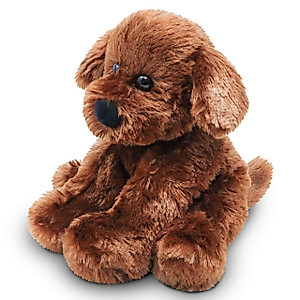 Fluffuns Puppy Dog Stuffed Animals - Stuffed Dog Plush Toys - 9 Inches (Brown)