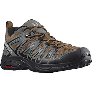 Salomon Men's X ULTRA PIONEER AERO Hiking Shoes For Men, Toffee/Quiet Shade/Mallard Blue, 11