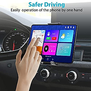 Lopnord Z Fold 4 Car Mount, Car Air Vent Phone Mount/Tablet Holder for Samsung Galaxy Z Fold 3 2/S23 Ultra/S23/S22 Ultra/iPhone 14 13 Pro Max, Car Vent Phone Mount for 4-10.5'' Tablet/iPad Pro Air