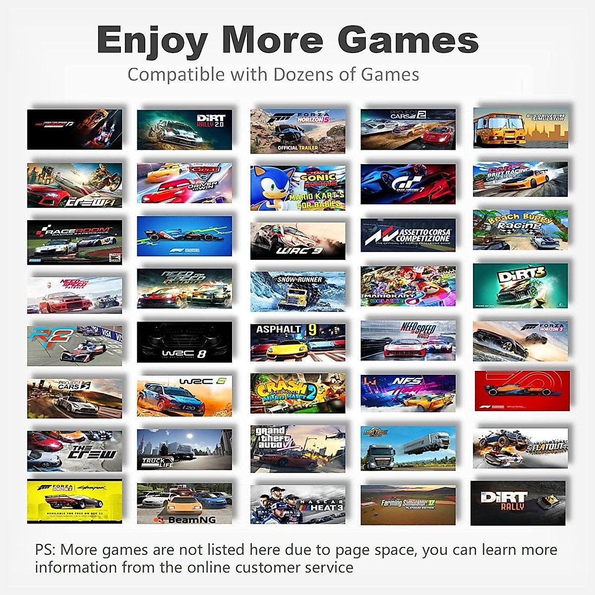 PXN V9 Steering Wheel for PC - Vibration Feedback Gaming Racing Wheel with Shifter and Pedals Used- Good for PC PS4, PS3, Nintendo Switch