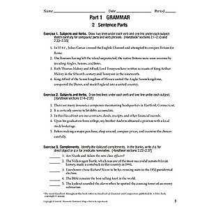 Workbook VI for Handbook of Grammar and Composition - Abeka 12th Grade 12 Highschool English Grammar and Writing Student Work Text