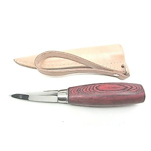Ramelson Sloyd Carving Knife With Leather Sheath Whittling Wood Carving Tools