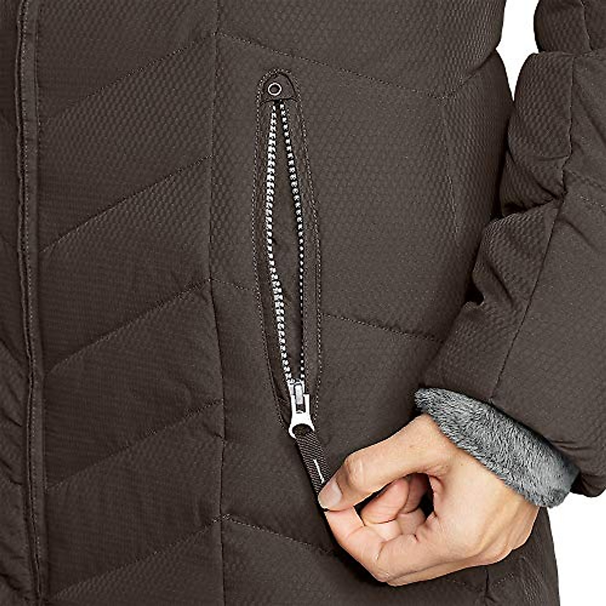 Eddie Bauer Women's Sun Valley Down Parka, Black, Large